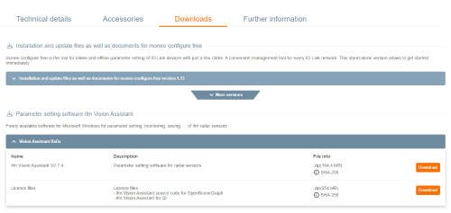 Device configuration - ifm