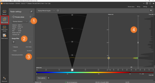 Easy device configuration for R1D radar distance sensor - ifm