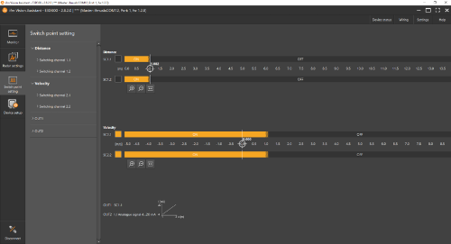Easy device configuration for R1D radar distance sensor - ifm