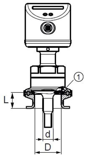 SI sanitary flow sensors: Installation guidelines - ifm