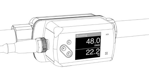 SV7200 - SV vortex flowmeters with display for water based media - ifm