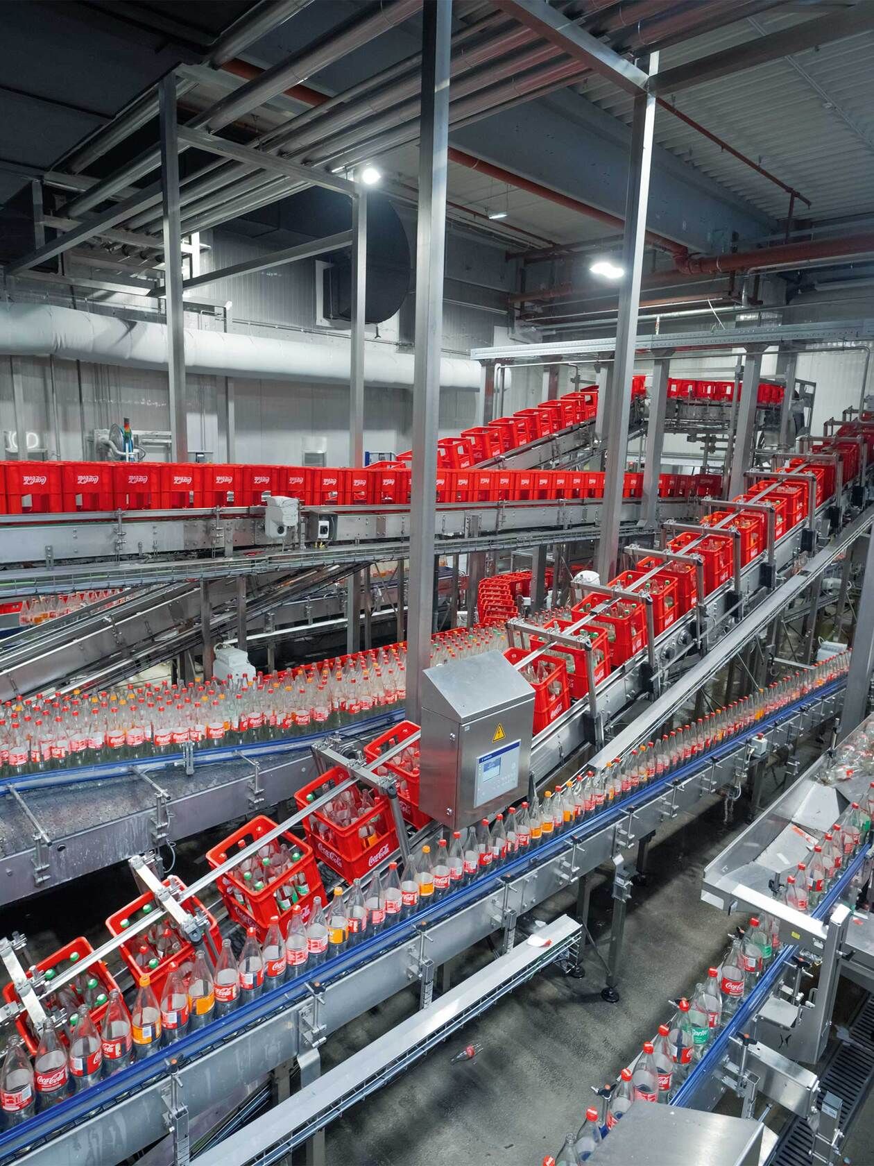 Relatório de aplicação: Coca-Cola – Envase digitalizado até o sensor - ifm