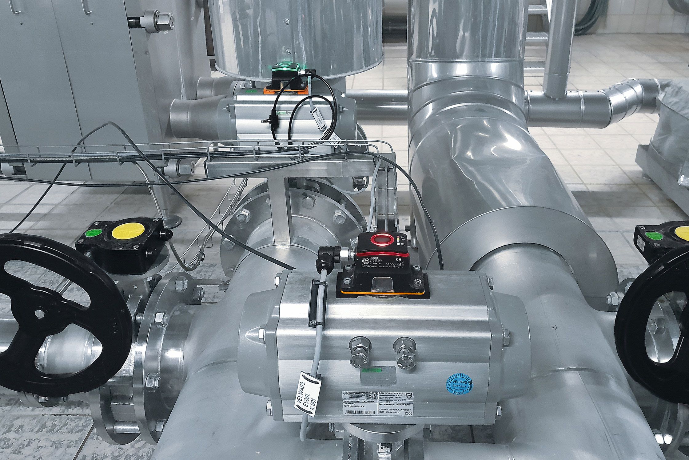 Application report: Veltins - Making valve monitoring enjoyable - ifm