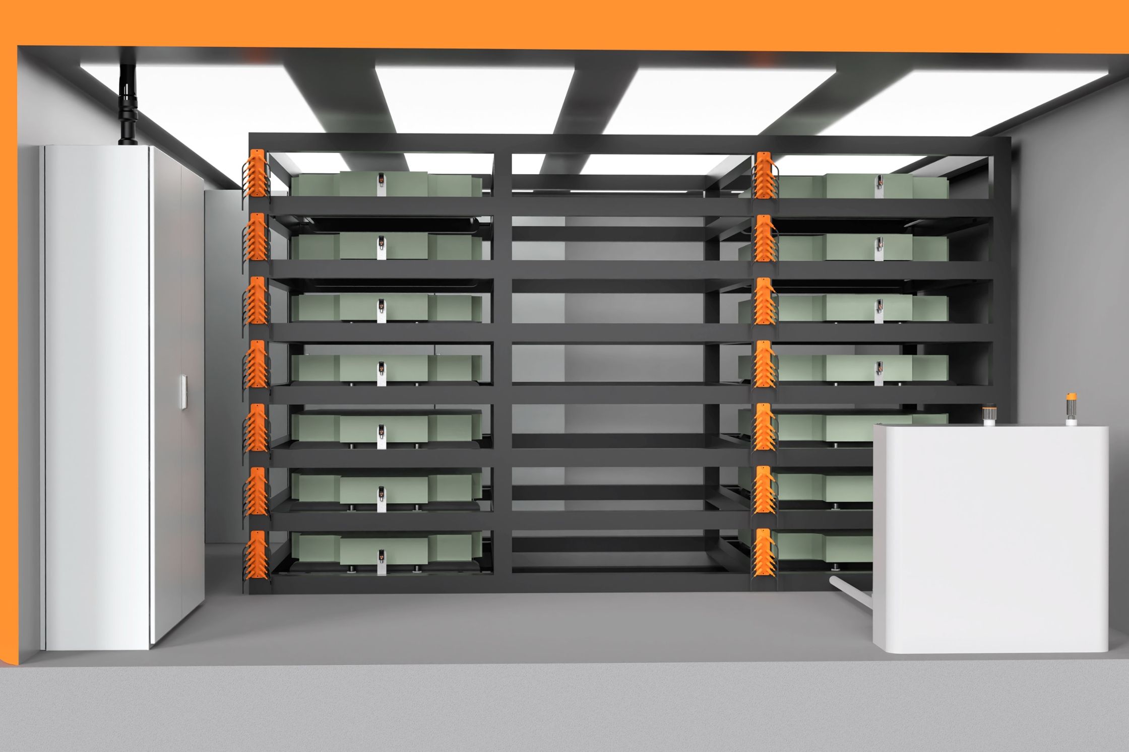 Battery swapping station for electric vehicles - ifm