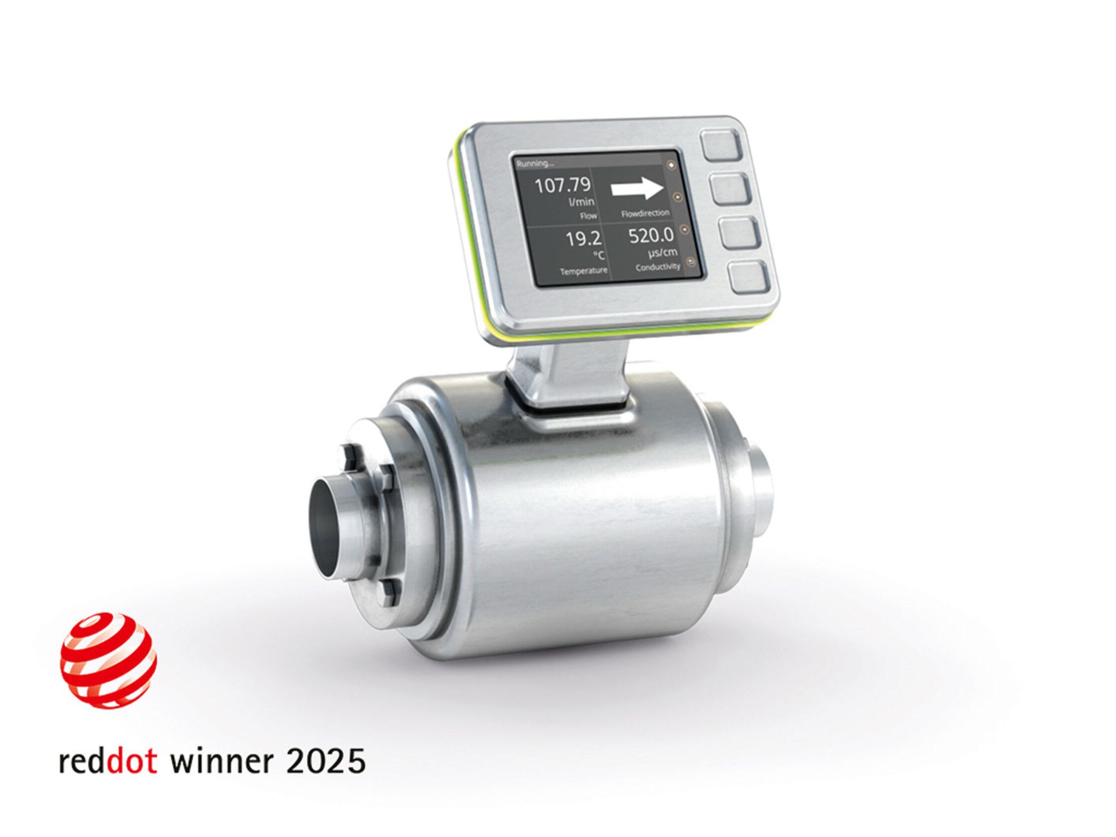 ifm flow meter successful at Red Dot Design Award - ifm
