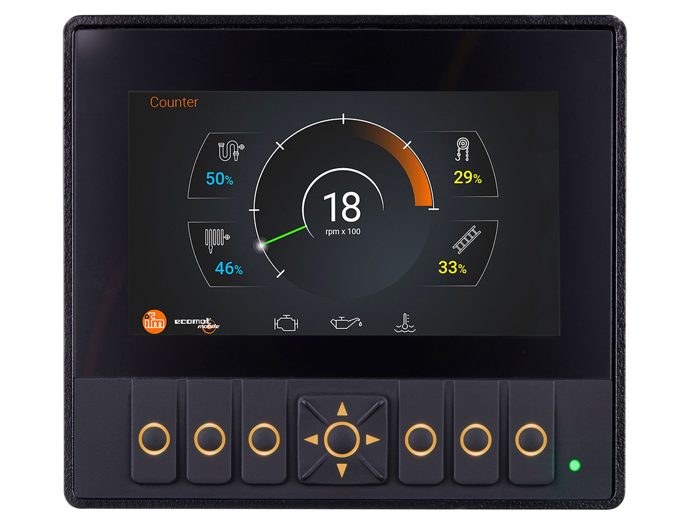 A compact display at the heart of the mobile machine - ifm