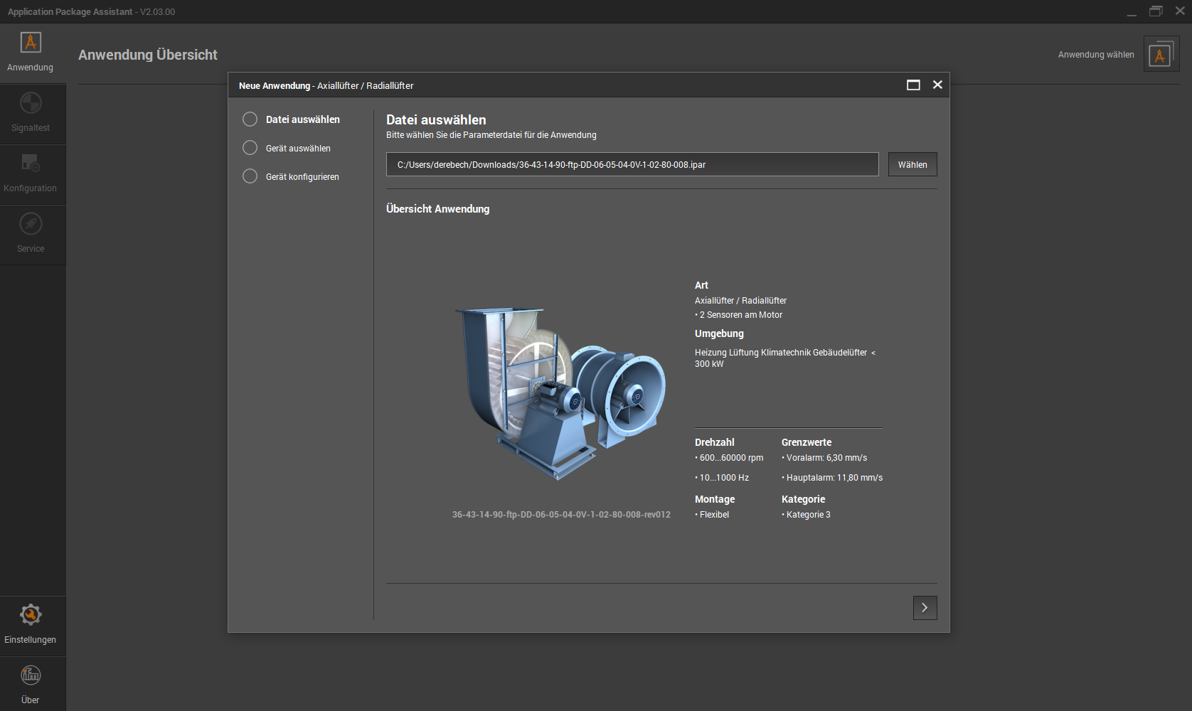 Integração da eletrónica de diagnóstico e sensores de aceleração - ifm