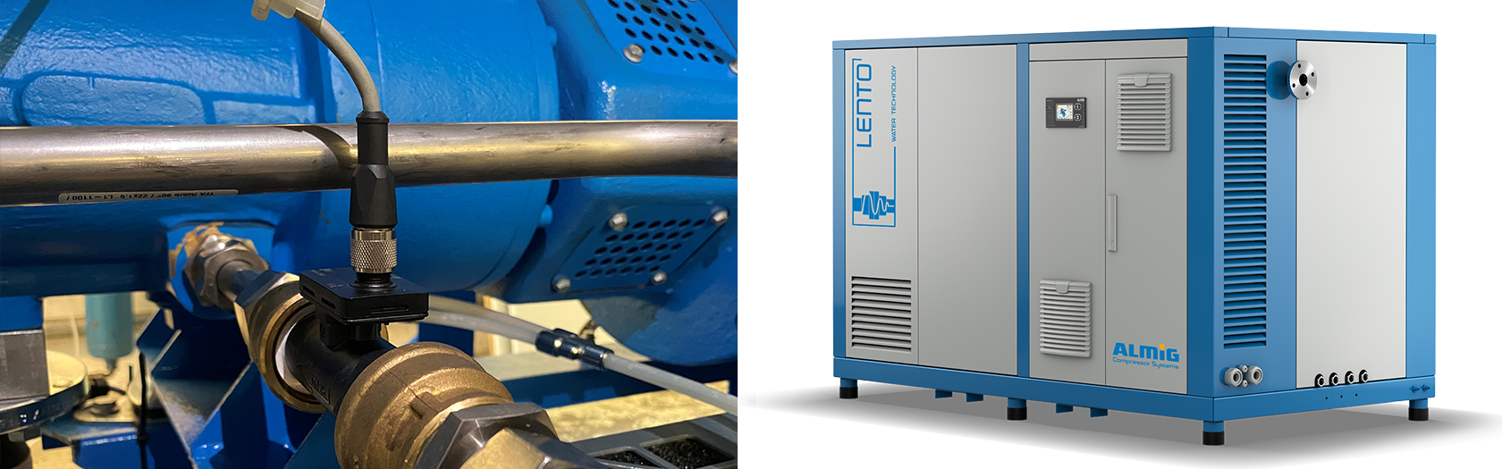 ifm vortex flow meter used by our customers - ifm