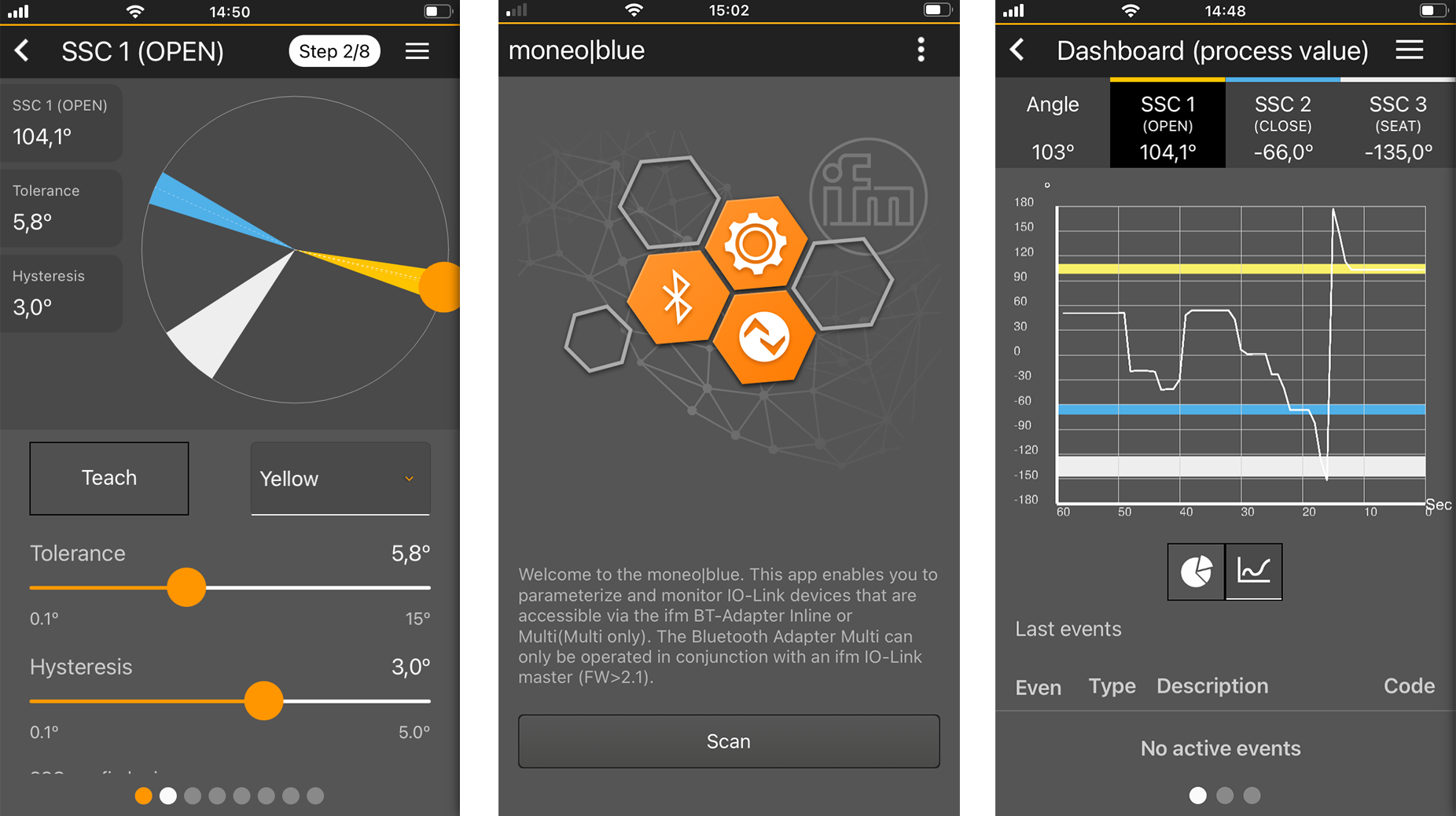 Configure and monitor IO-Link devices via Bluetooth adapter - ifm