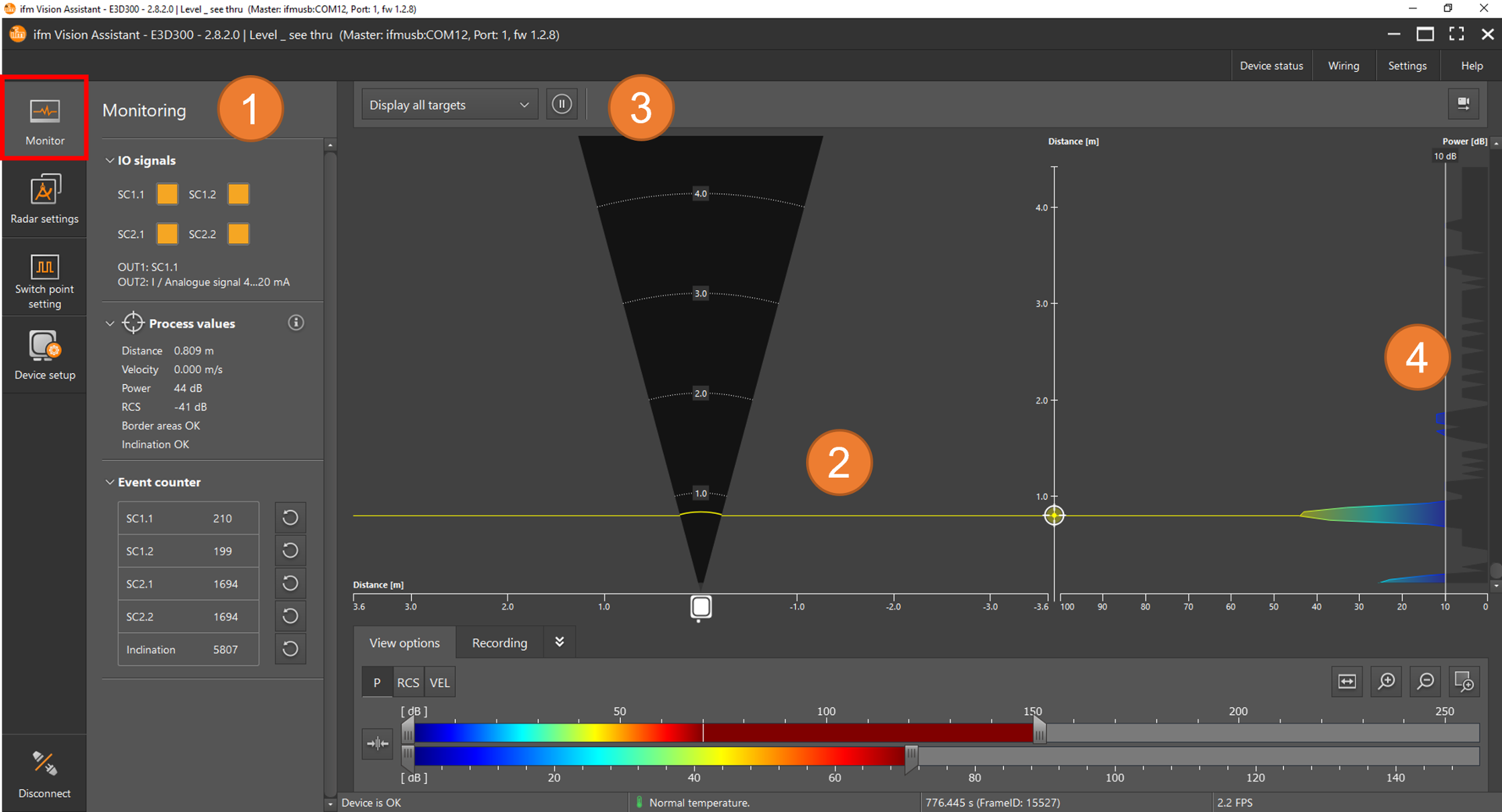 Easy device configuration for R1D radar distance sensor - ifm