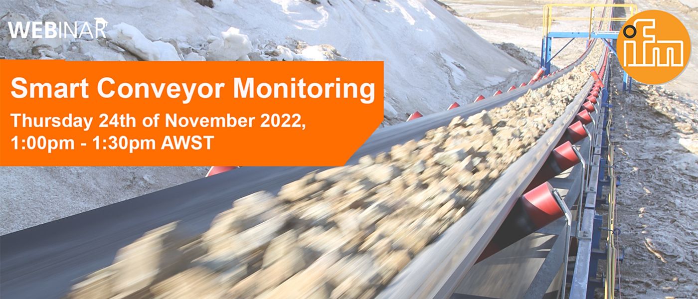 Webinar OnDemand: Smart Conveyor Monitoring - ifm