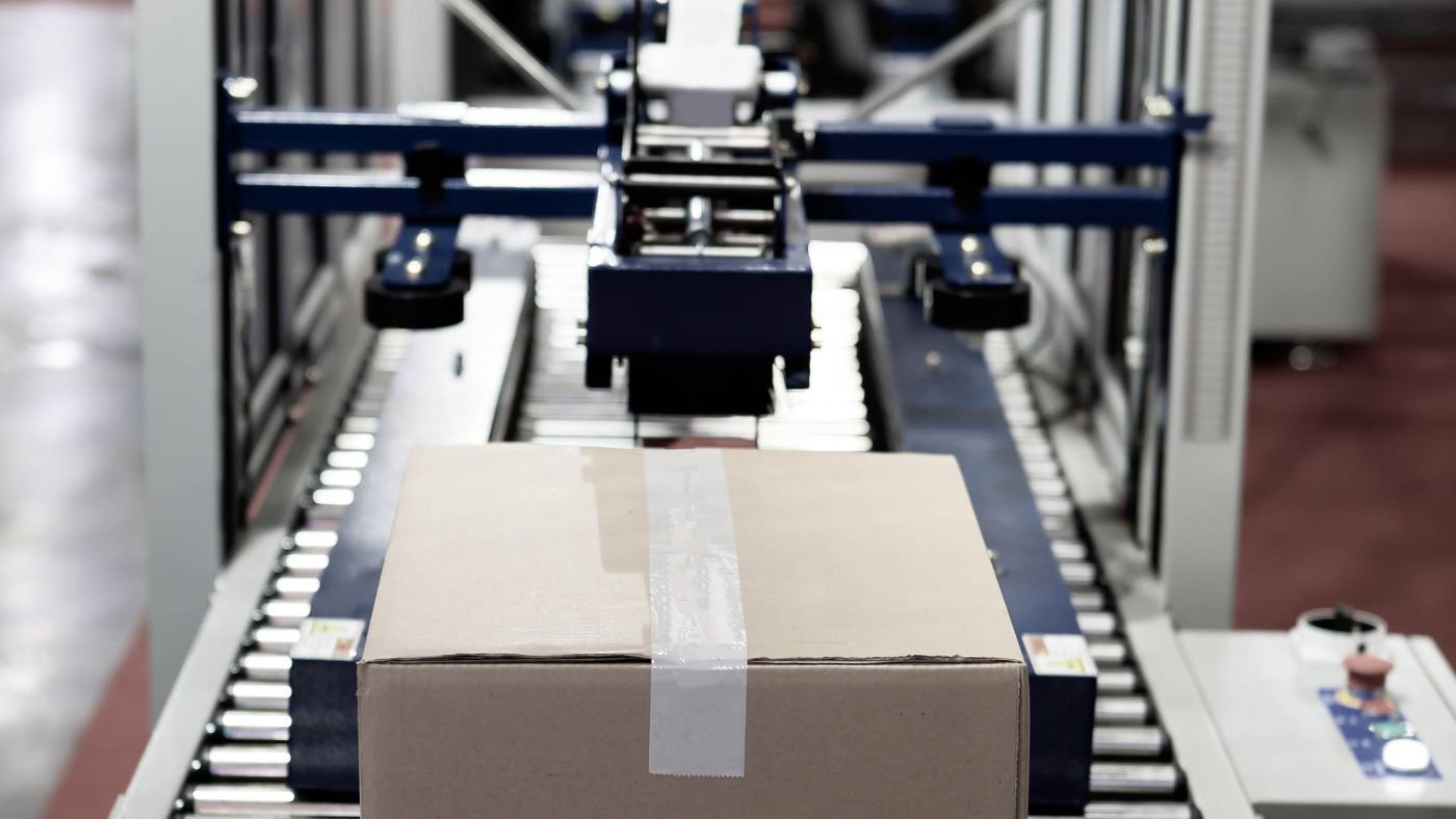 Making sure that parcels are securely sealed when sent to the customer ...