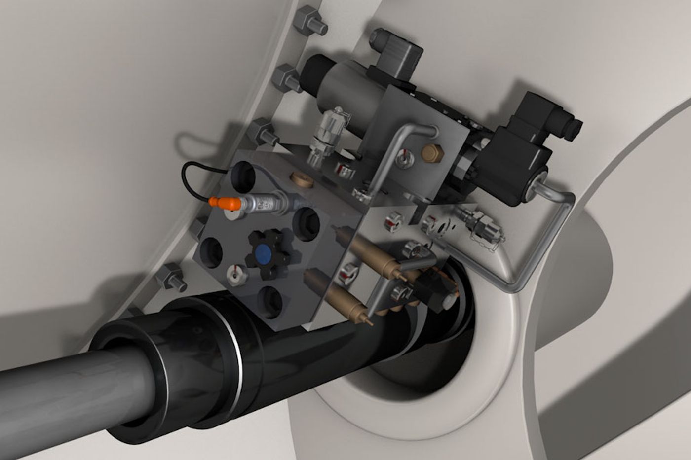 Pressure monitorng on the cylinder of the pitch system - ifm