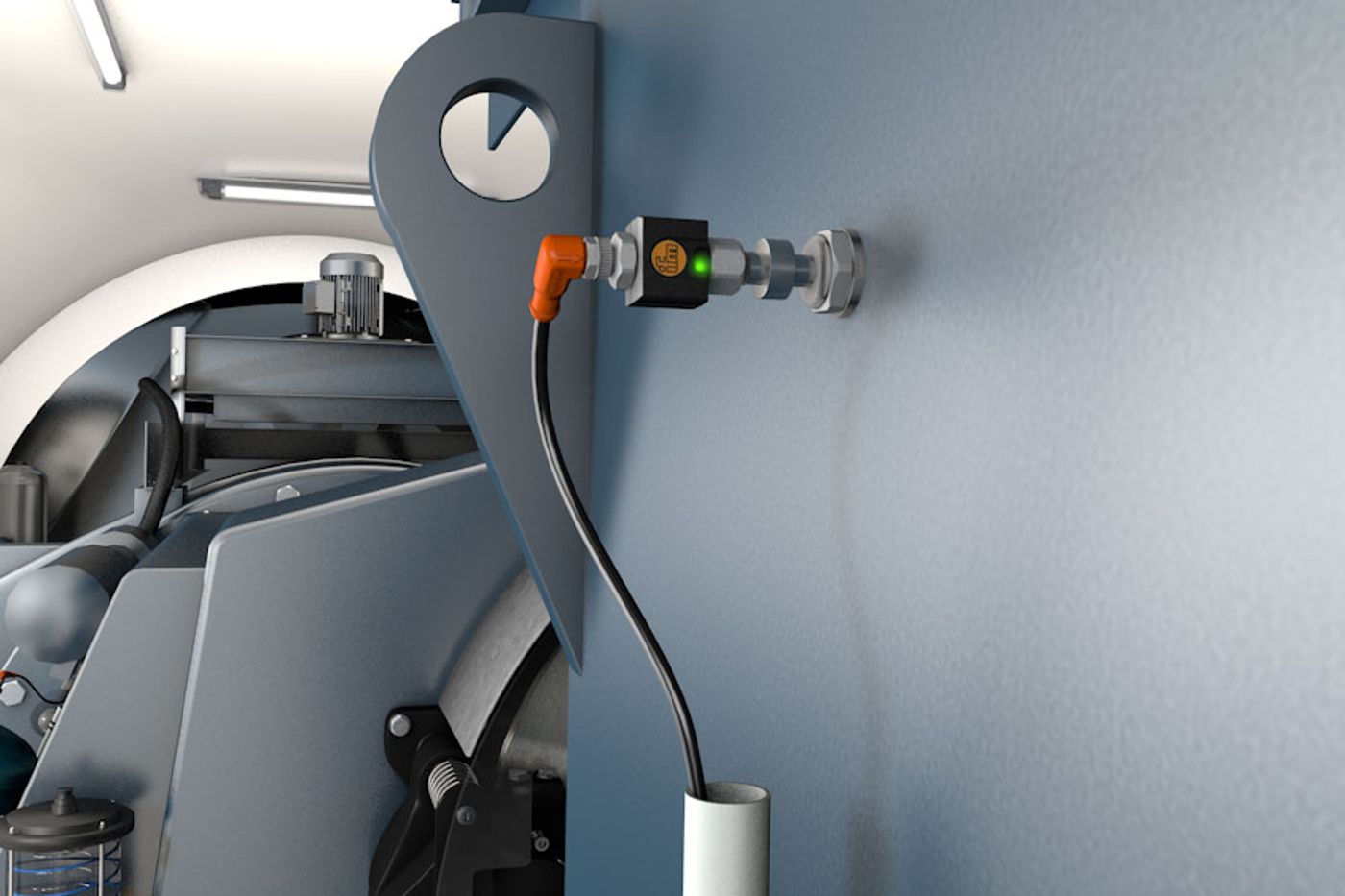 Temperature monitoring of the generator cooling - ifm