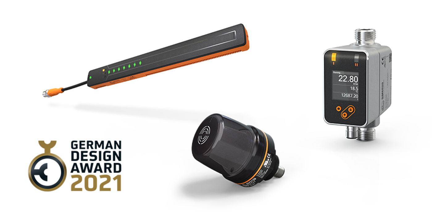 2021: 3 ifm-Produkte gewinnen den German Design Award - ifm
