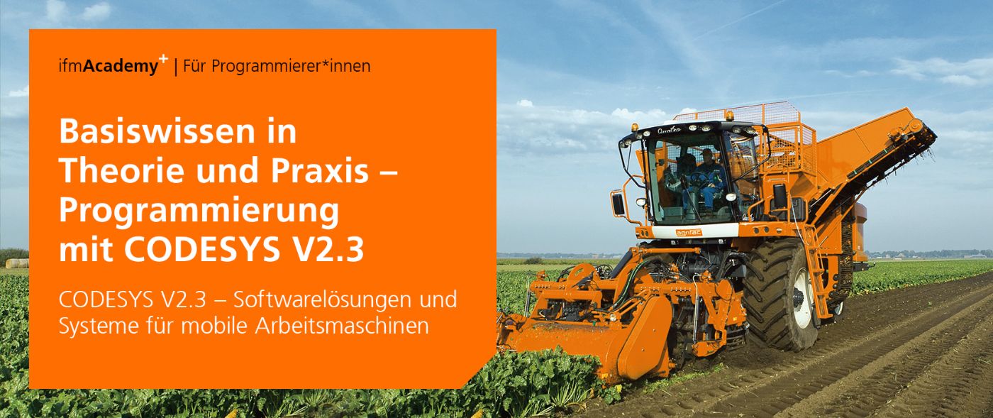 ifm Academy+ für Programmierer*innen: CODESYS V2.3 - ifm