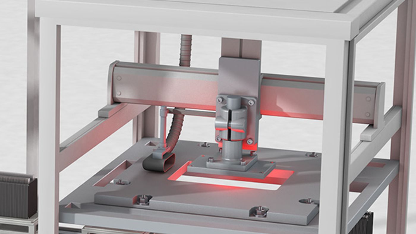 Positioning of the workpiece carrier - ifm