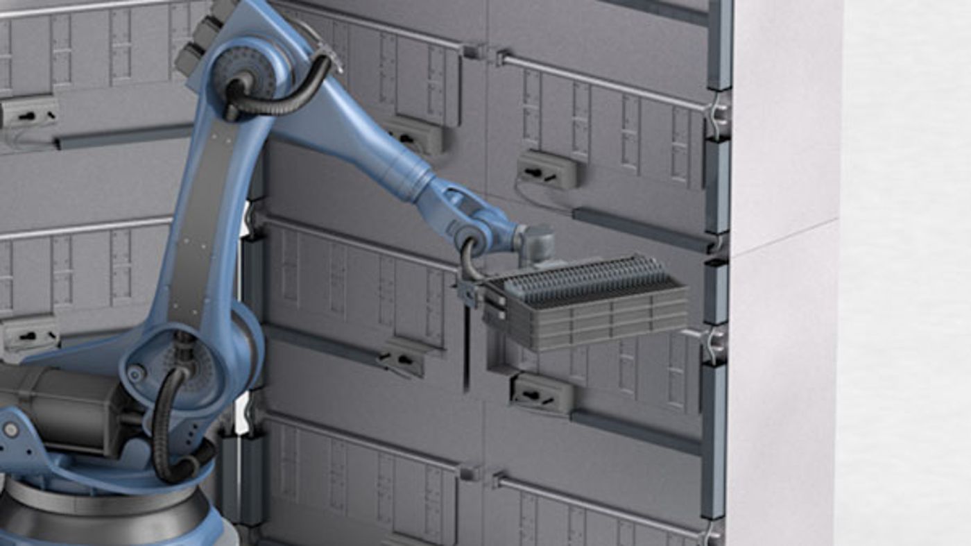 Checking the positioning in the goods carrier - ifm