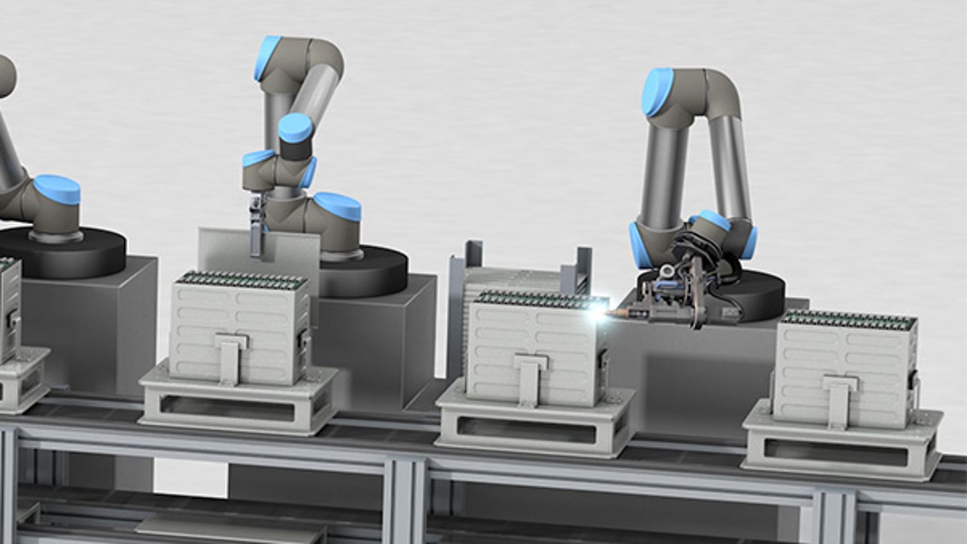 Cooling water control panel for welding robots - ifm