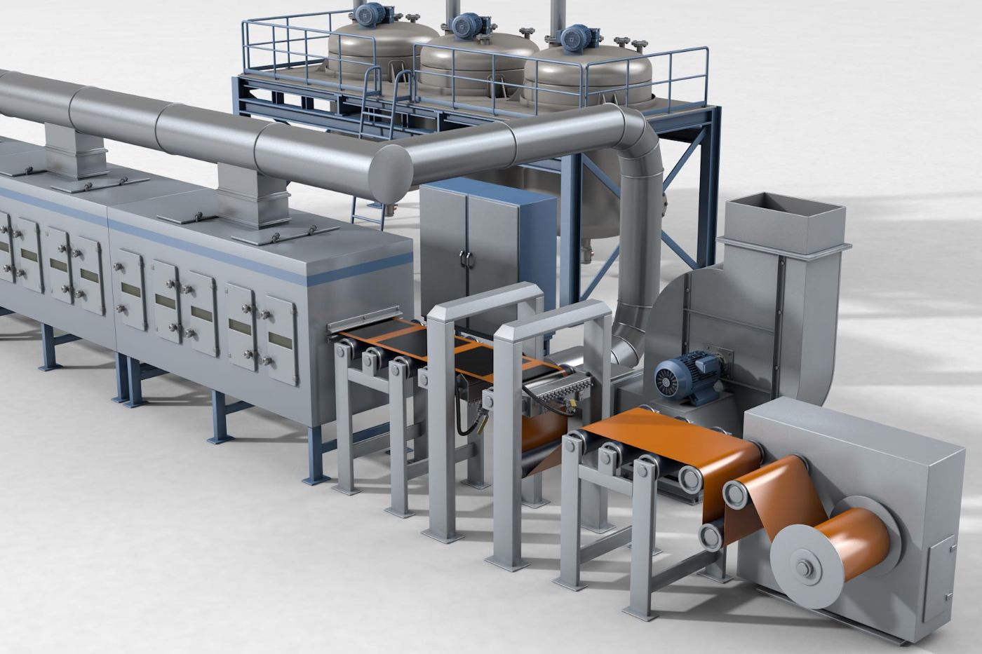 Coating and drying the carrier foil of battery cells - ifm