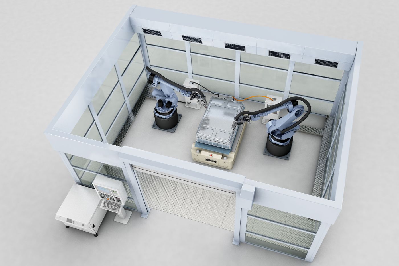 End of line test stand - ifm