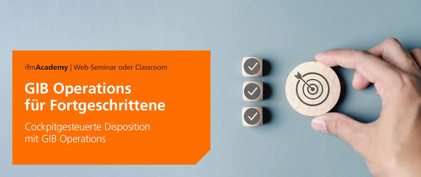 ifm Academy für Fortgeschrittene: GIB Operations - ifm