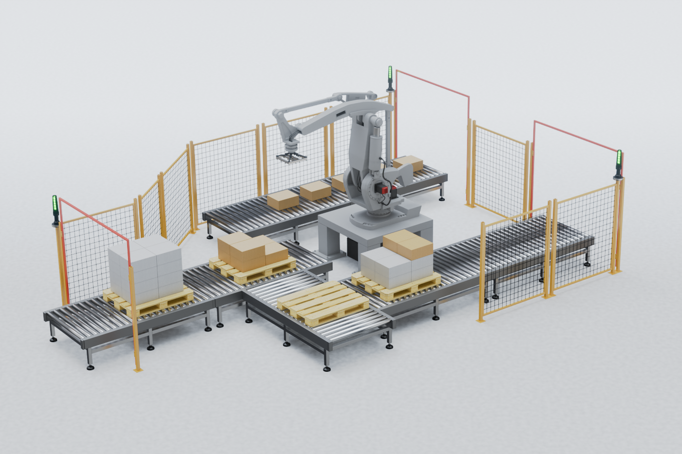 Robot palletizer - ifm