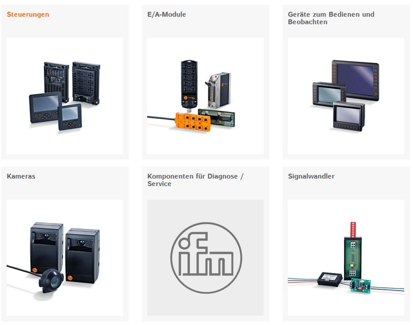 O3M 3D Smart Sensor - product selection - ifm