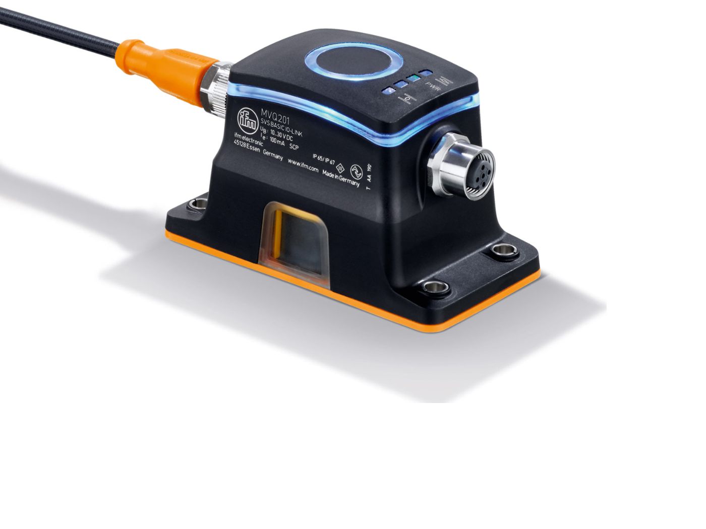 Valve sensor connected to control valve - ifm