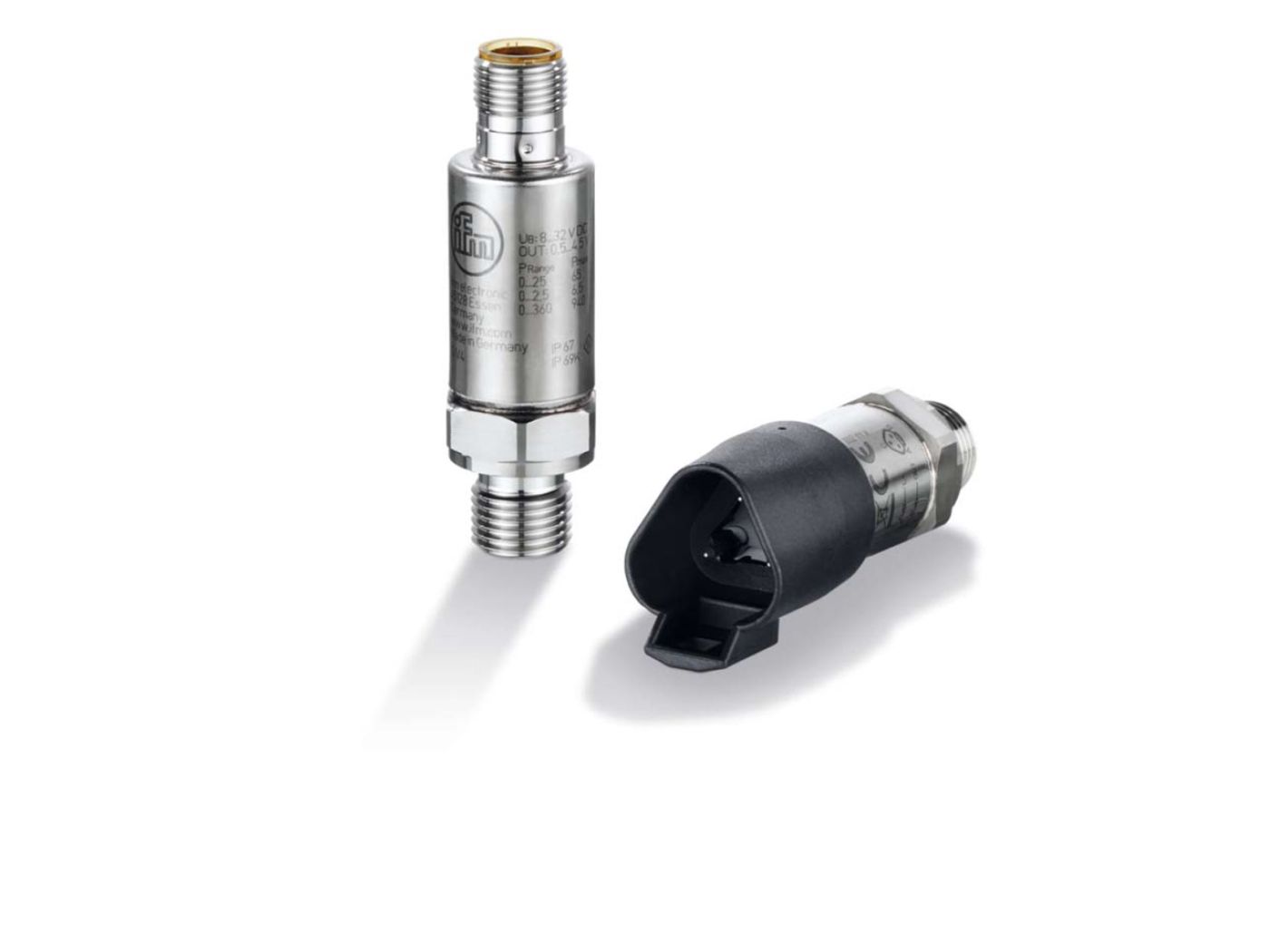 With E1 approval: Pressure transmitters for mobile machines - ifm