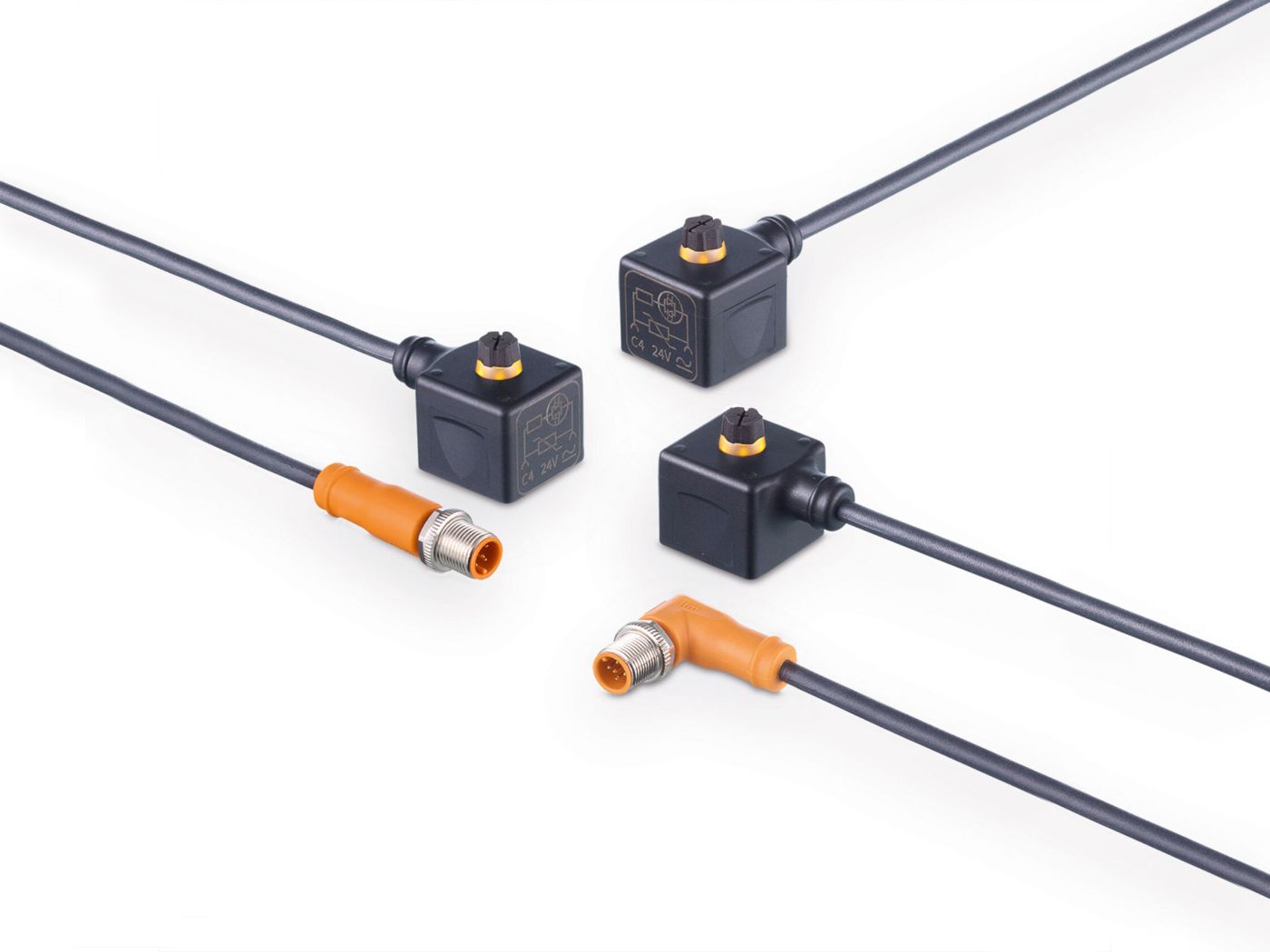 DIN A valve plug with ecolink technology - ifm