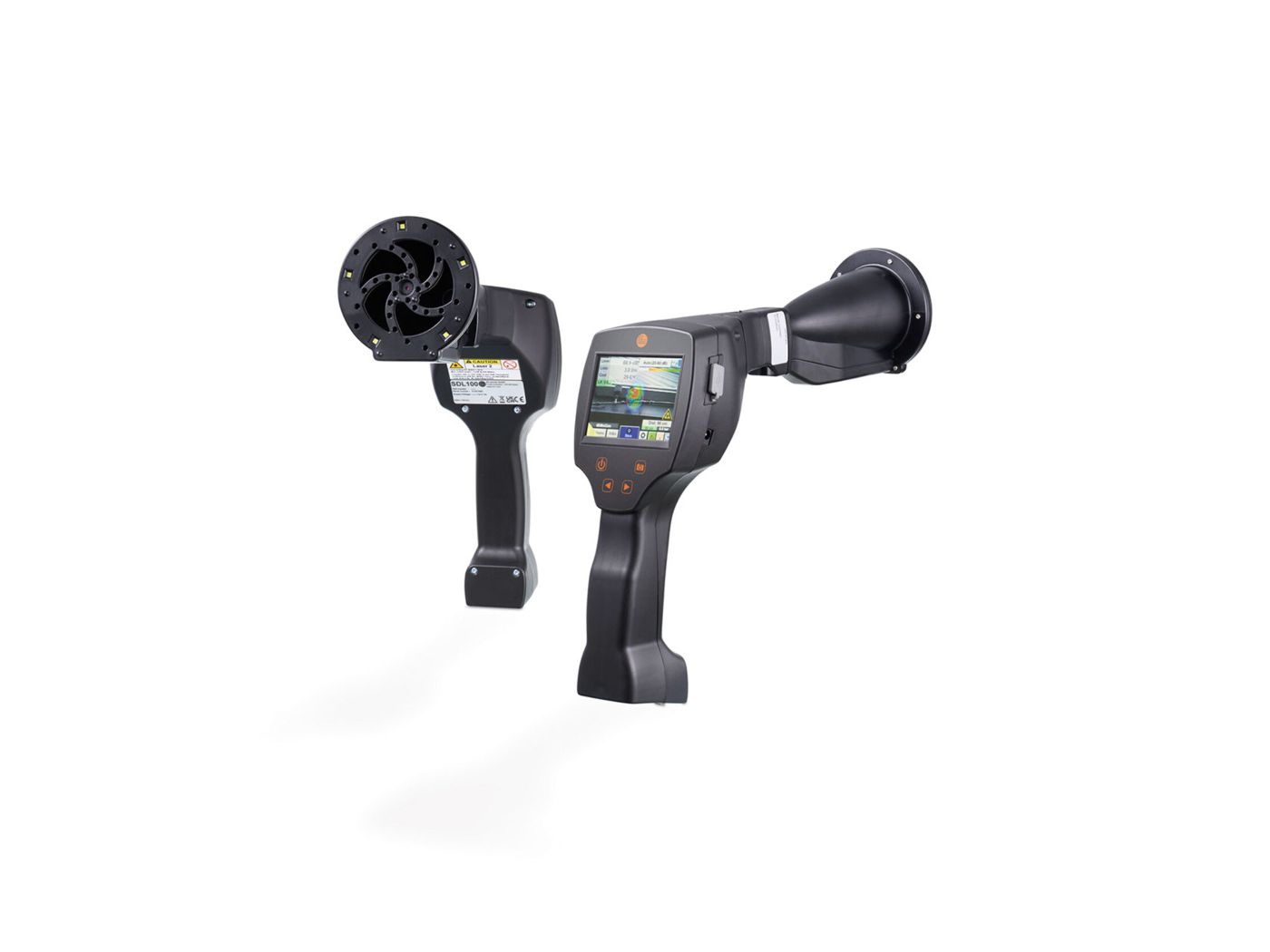 Hand-held device for an easy location of leaks - ifm