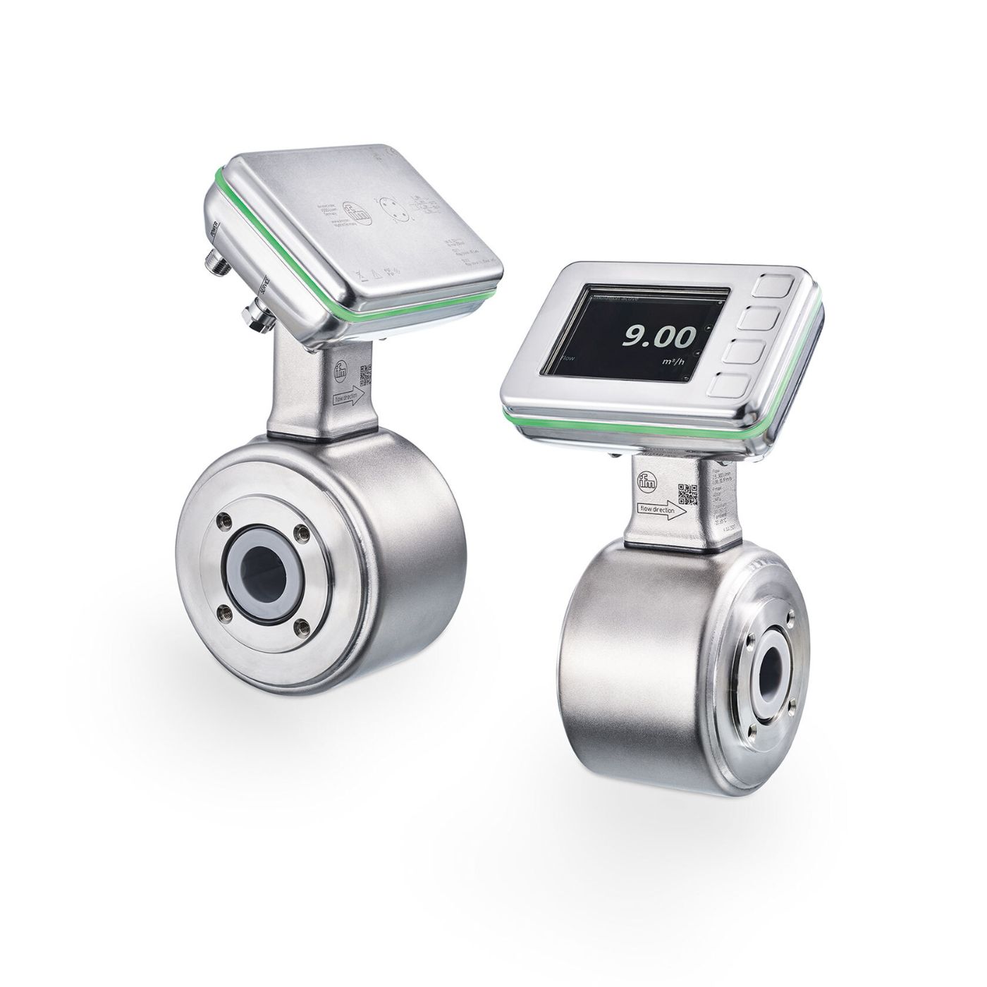 Hygienic flow meter with IO-Link - ifm