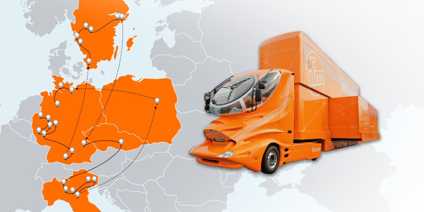 ifm roadshow – Taking the ifm truck across Europe - ifm