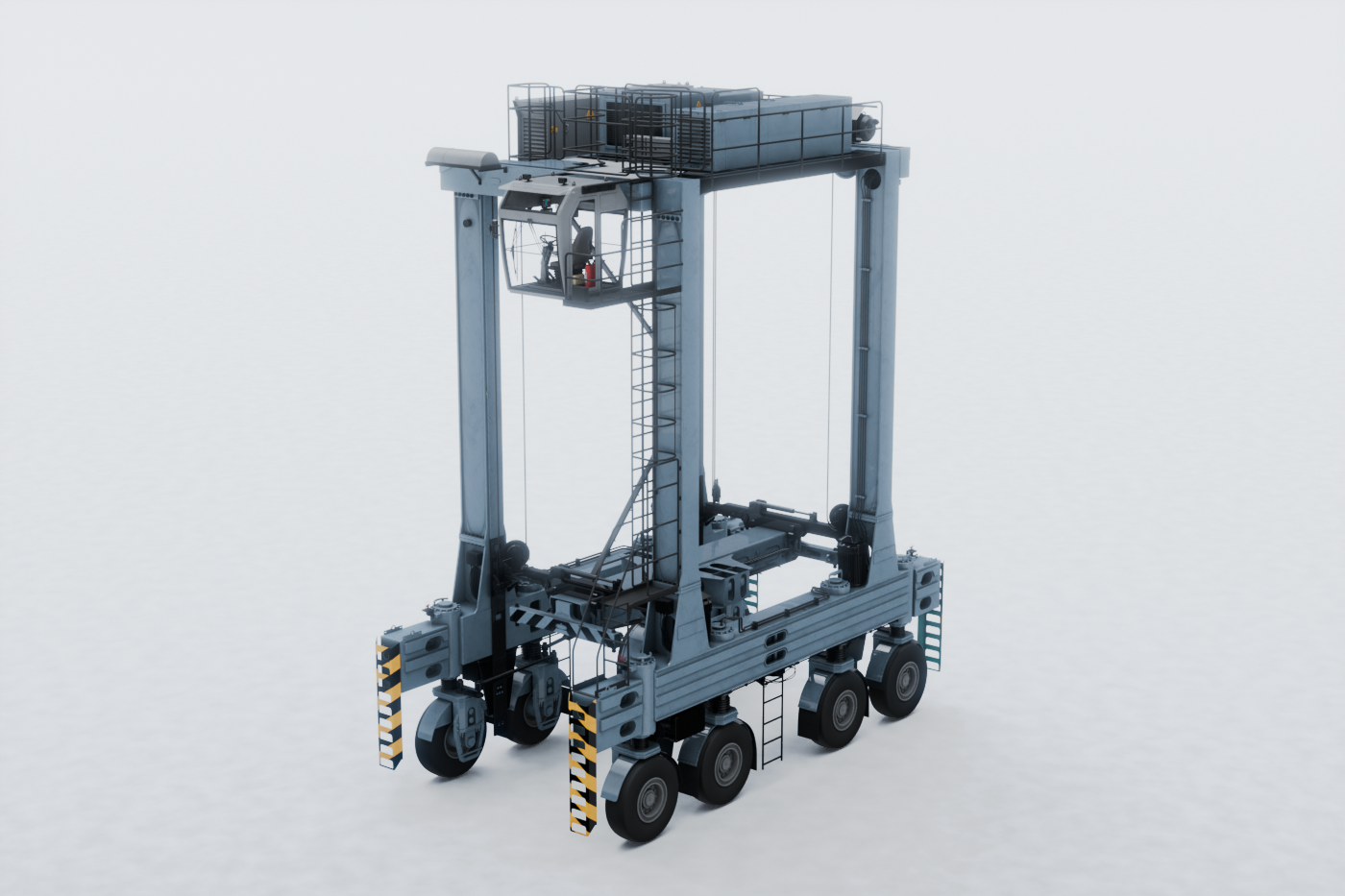 Straddle carrier solutions for port automation | ifm - ifm