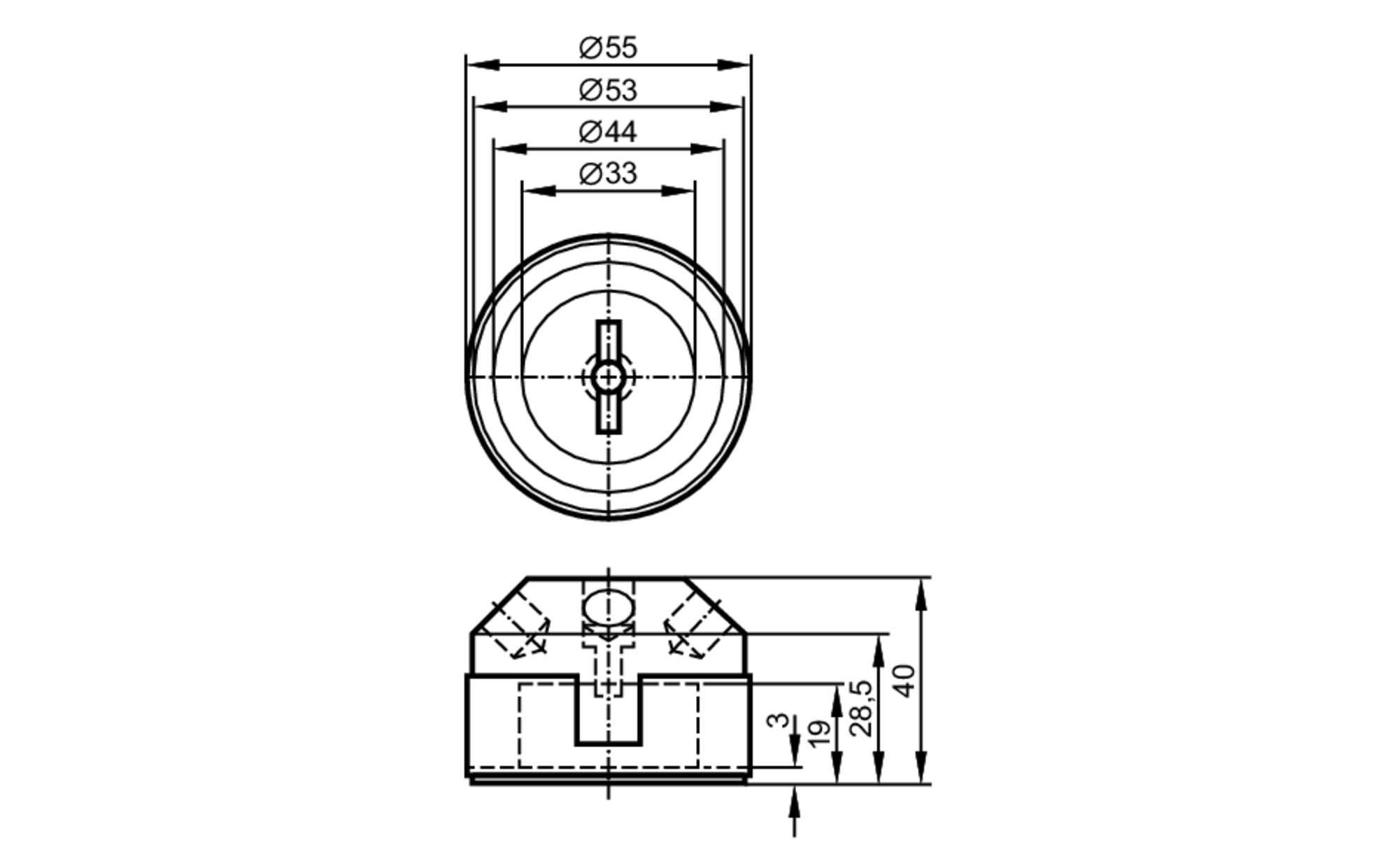 E17205 - Target puck for valve actuators - ifm