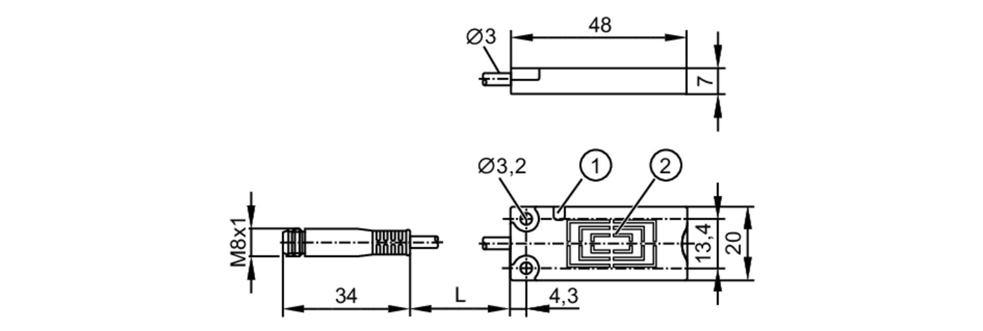 KQ5108 - Kapazitiver Sensor - ifm