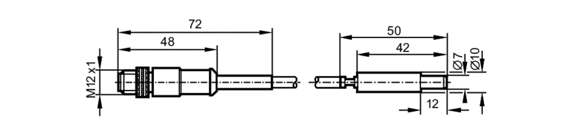 TS5089 - Temperature cable sensor with process connection - ifm