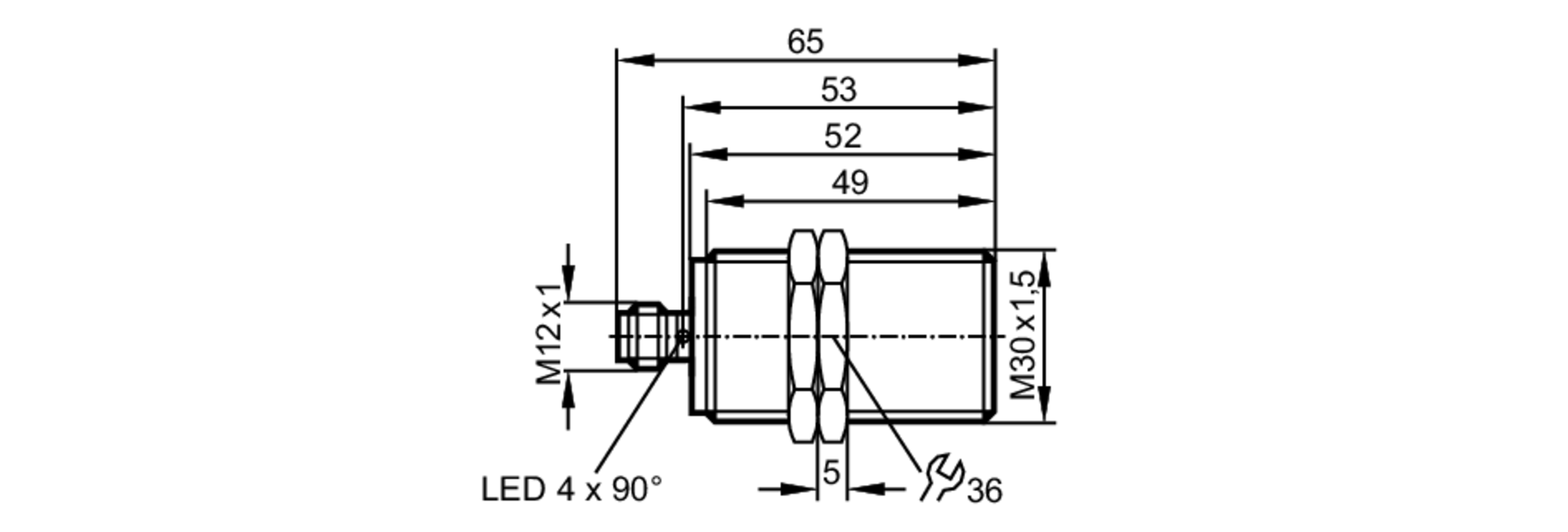 II5973 - Inductive sensor with IO-Link - ifm