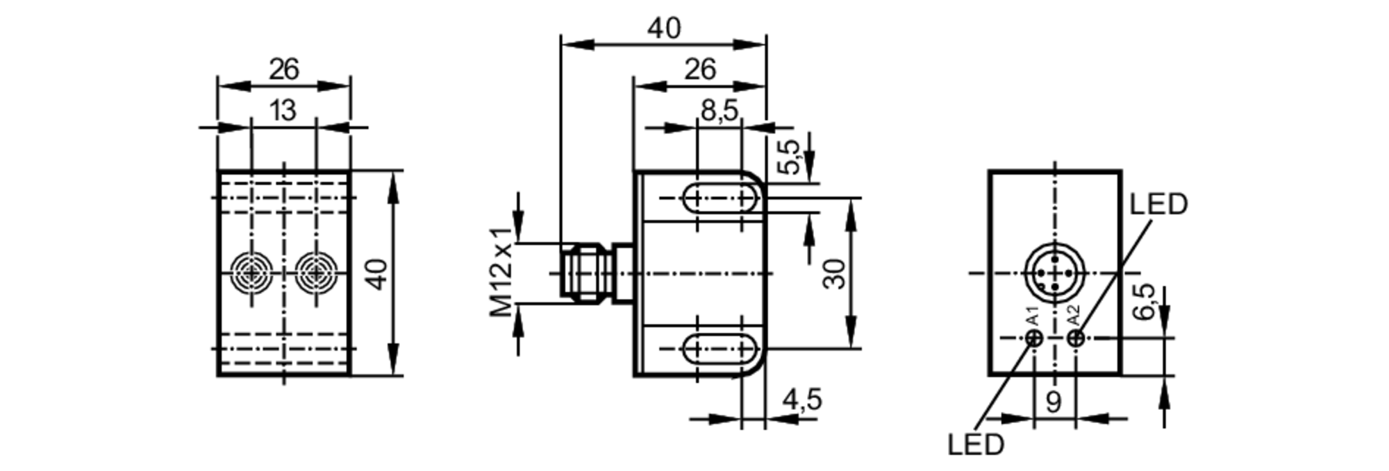 IN5225 - Inductive dual sensor for valve actuators - ifm