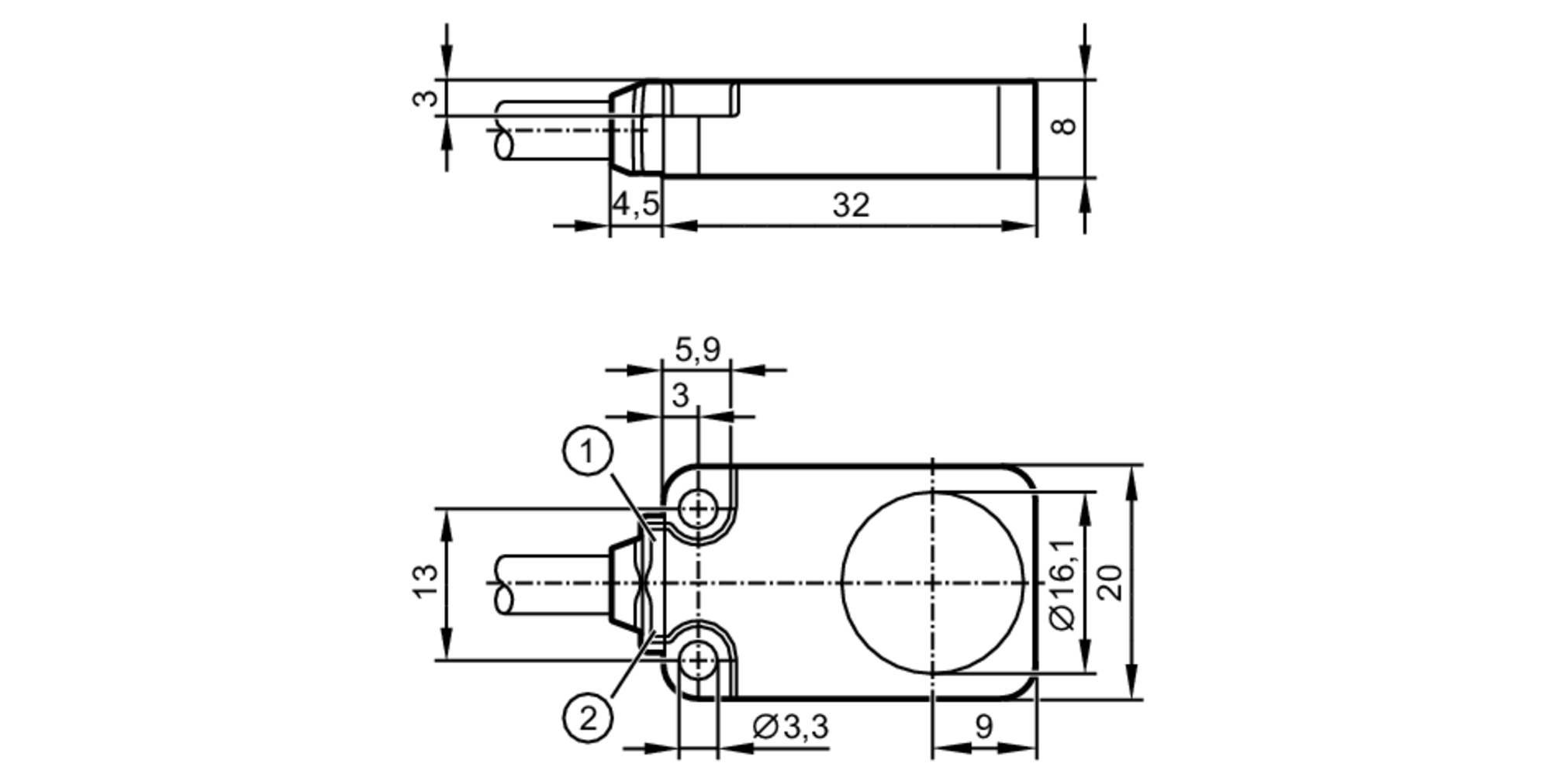 IQ2010 - Inductive sensor - ifm