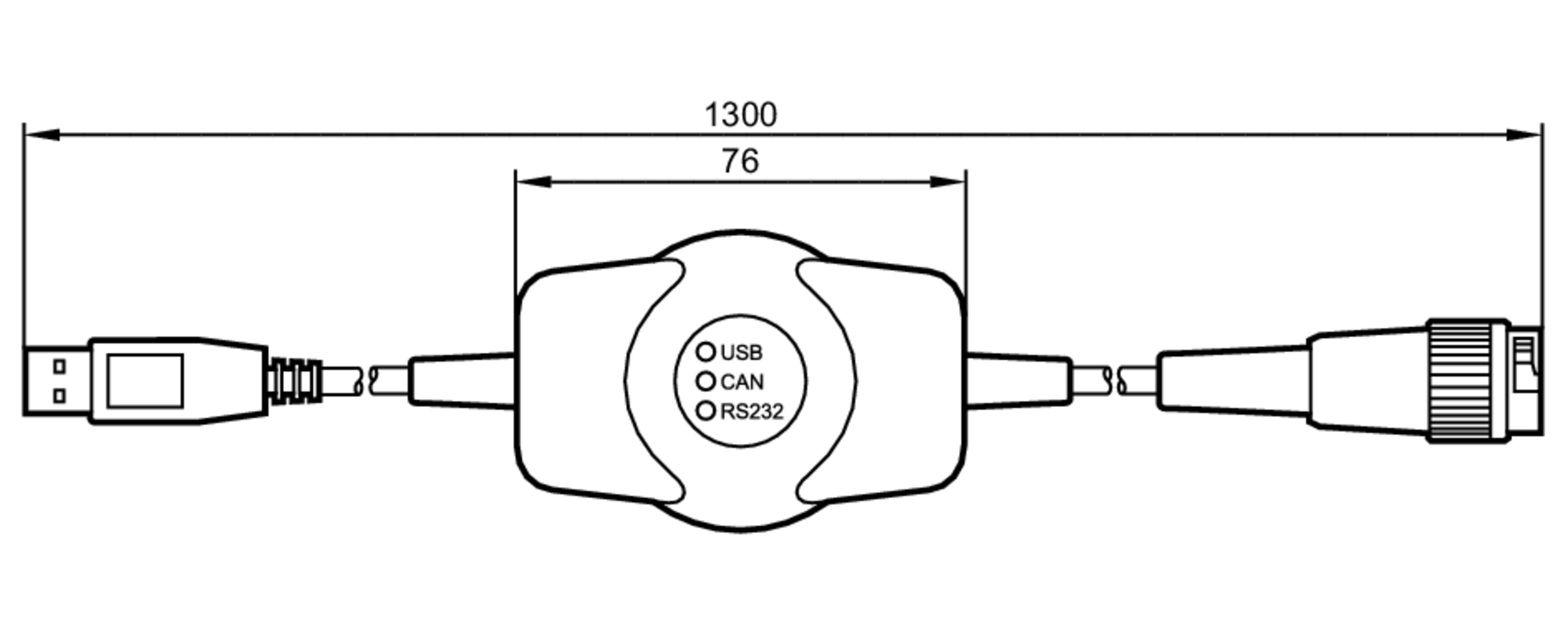 EC2112 - CAN interface for PC - ifm
