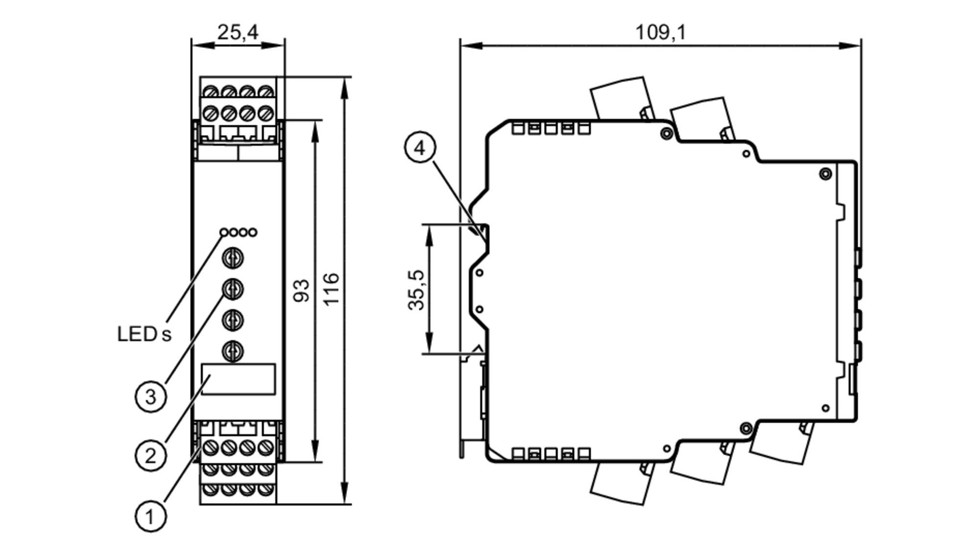 DD0203 - Evaluation unit for speed monitoring - ifm