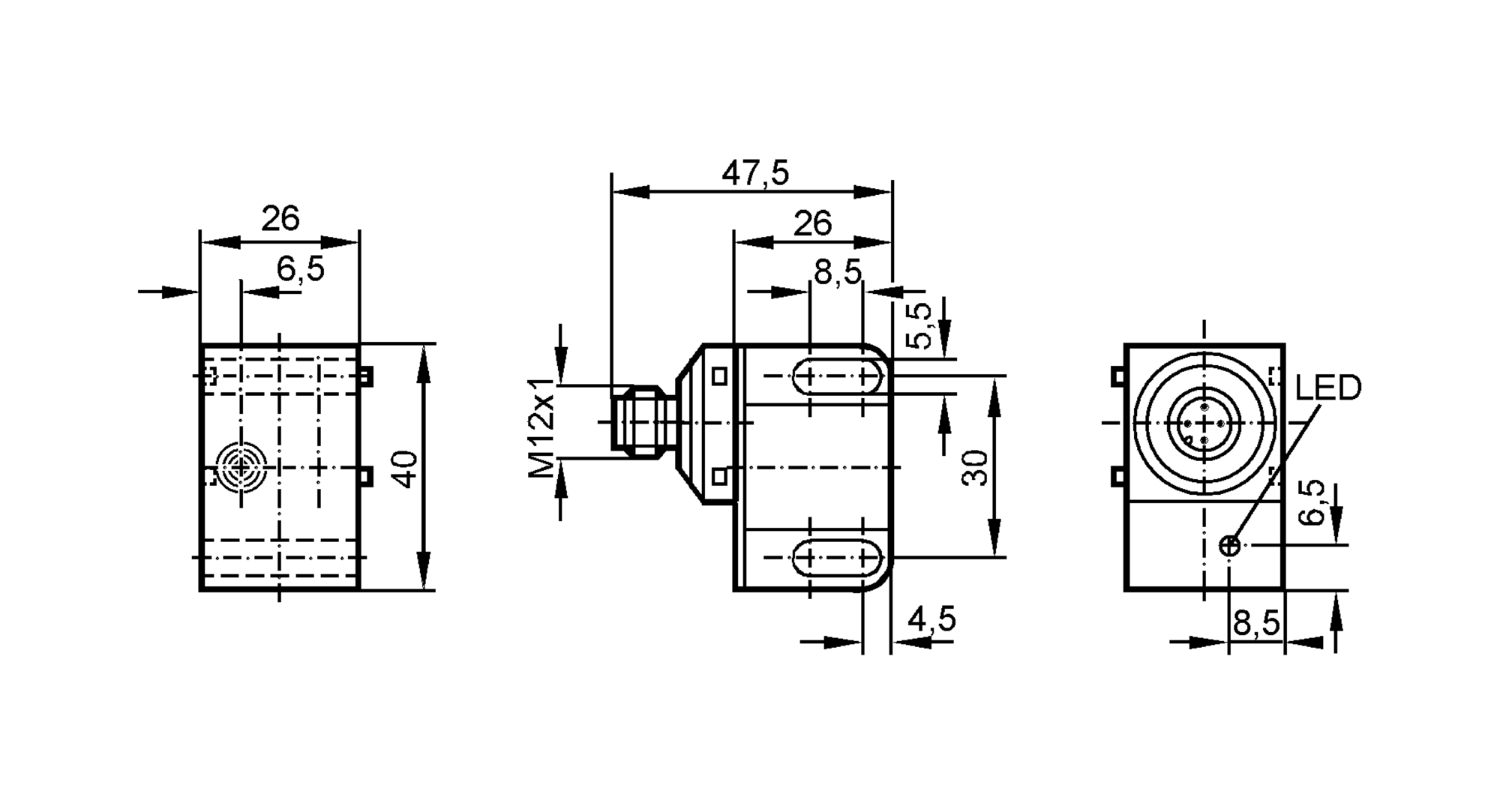 IN5280 - Inductive dual sensor for valve actuators - ifm