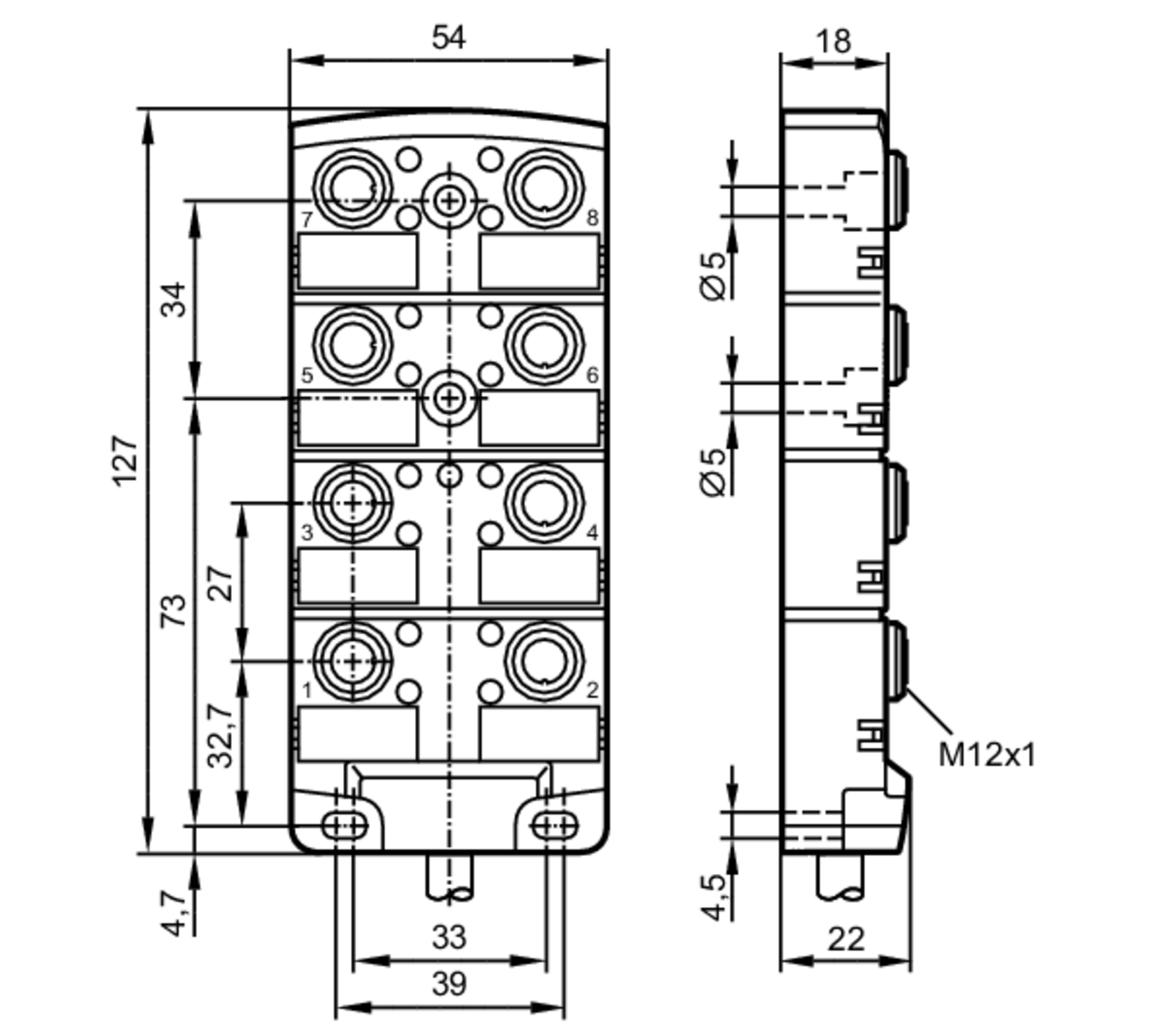 EBC036 - Splitter box - ifm