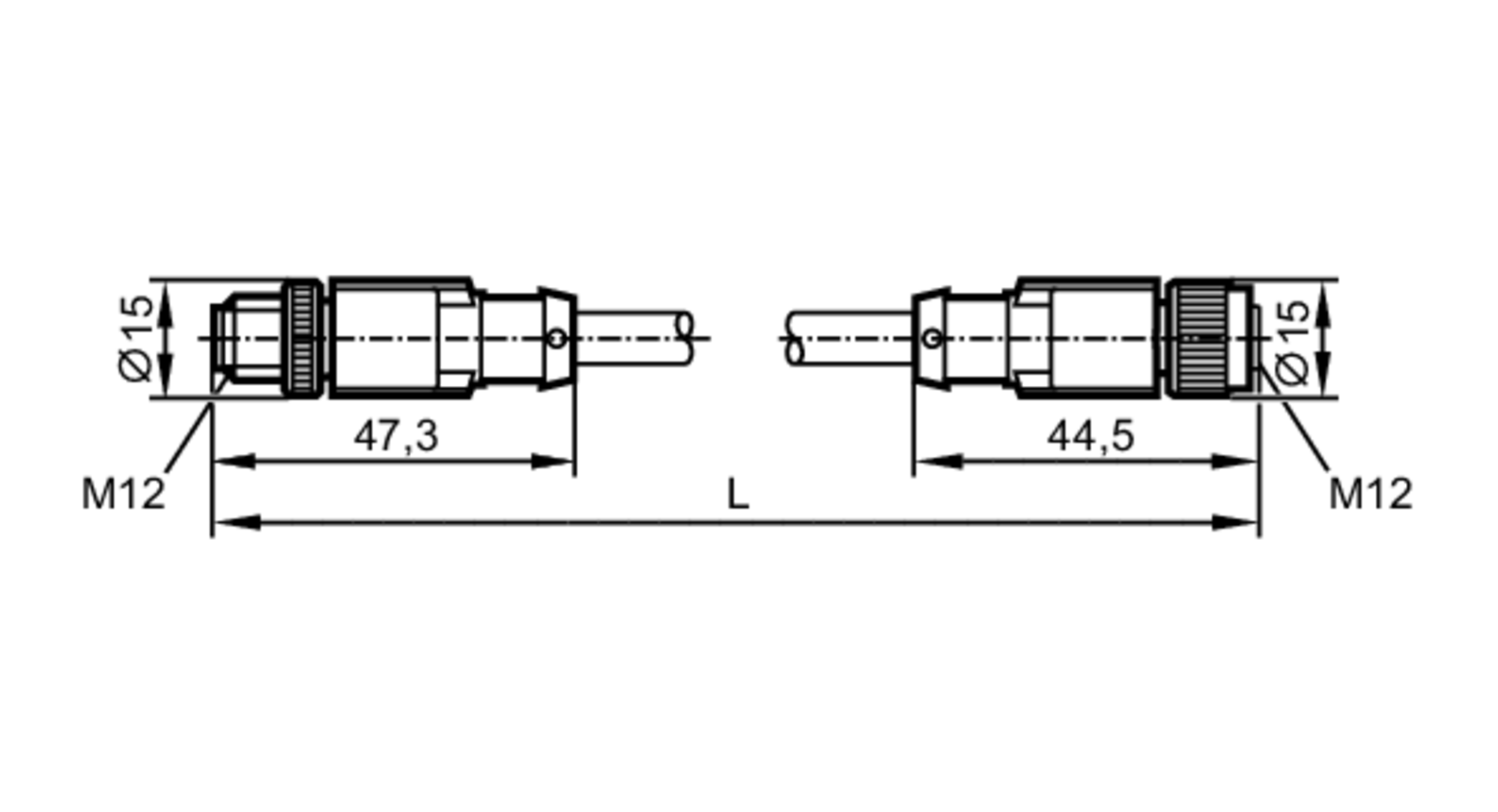E12424 - Ethernet connection cable - ifm