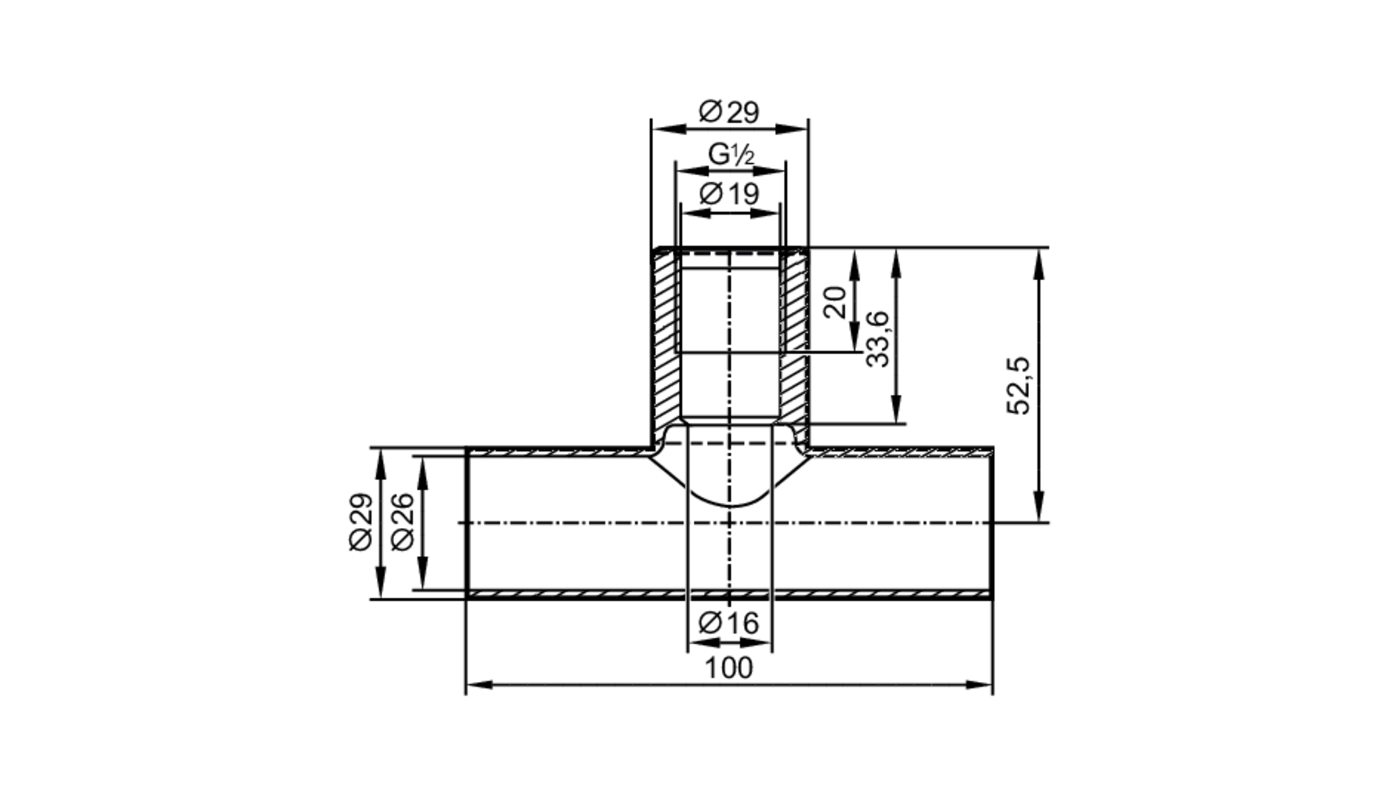 E43316 - T-piece - ifm
