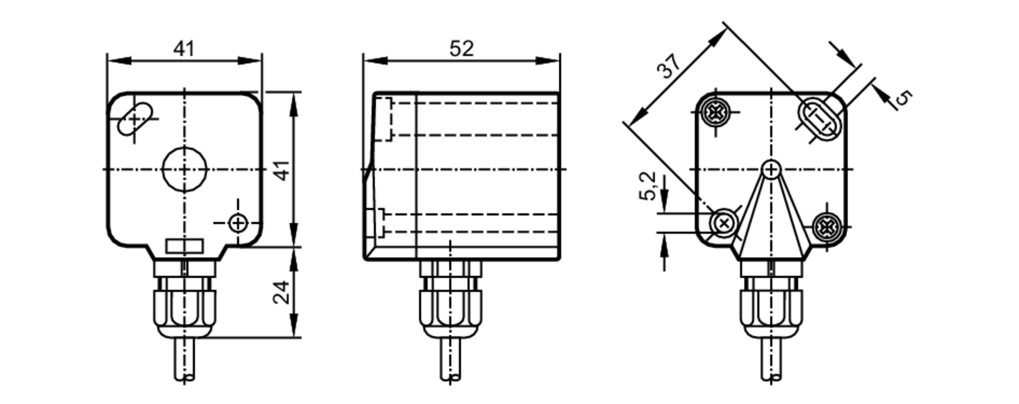EC2082 - sensor de inclinação - ifm electronic