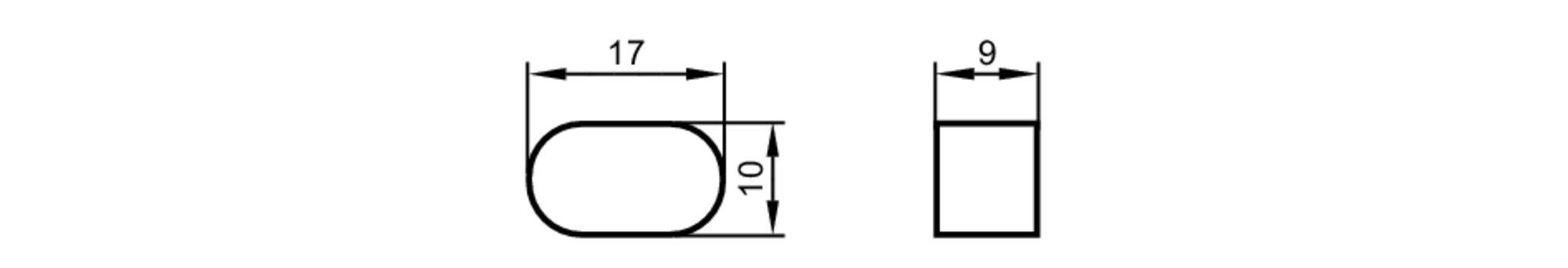 E12212 - Ficha para cobrir os furos oblongos - ifm