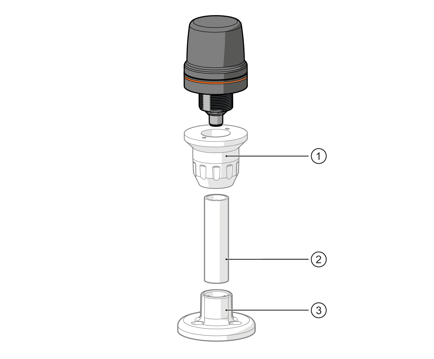 DV2130 - 1-segment signal lamp - ifm